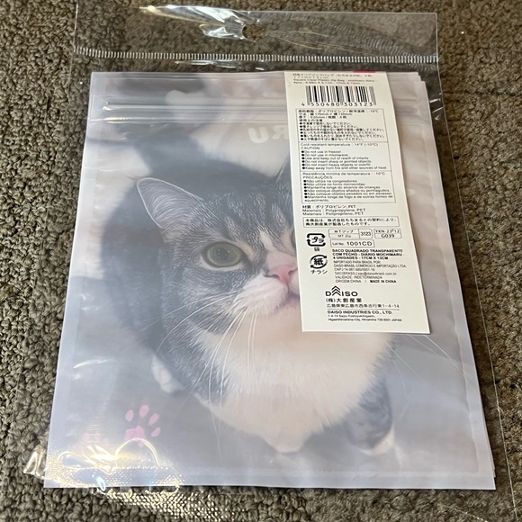 Daiso | Party Supplies | Motimaru Mochimaru Famous Japanese Cat Zipper ...